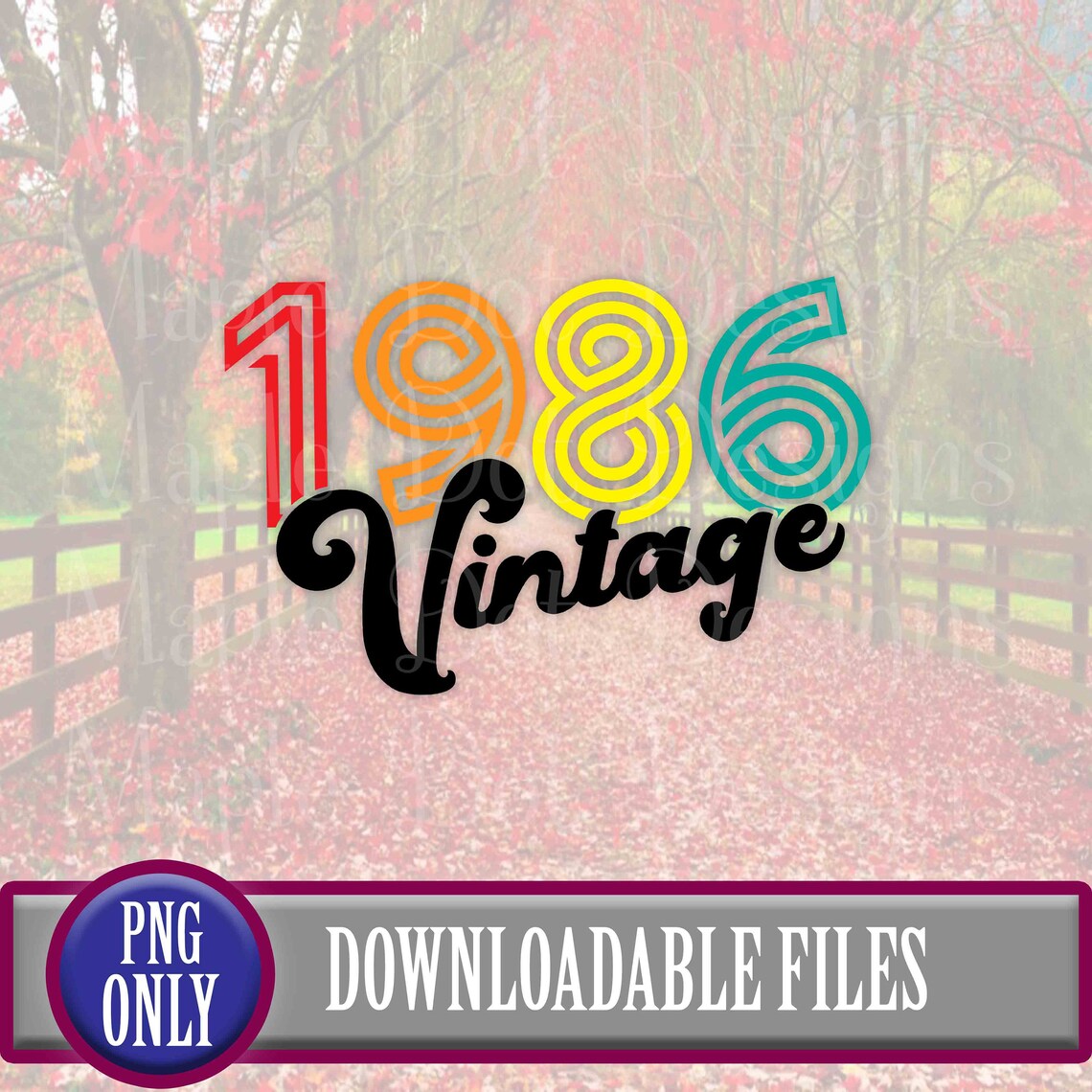 Vintage 1986 svg / vintage birthday svg / vintage svg | Etsy