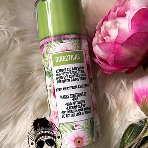 Bye B*tch Spray Tumbler Wrap | Funny Adult Tumbler Wrap | 20 Oz Tumbler Sublimation ...