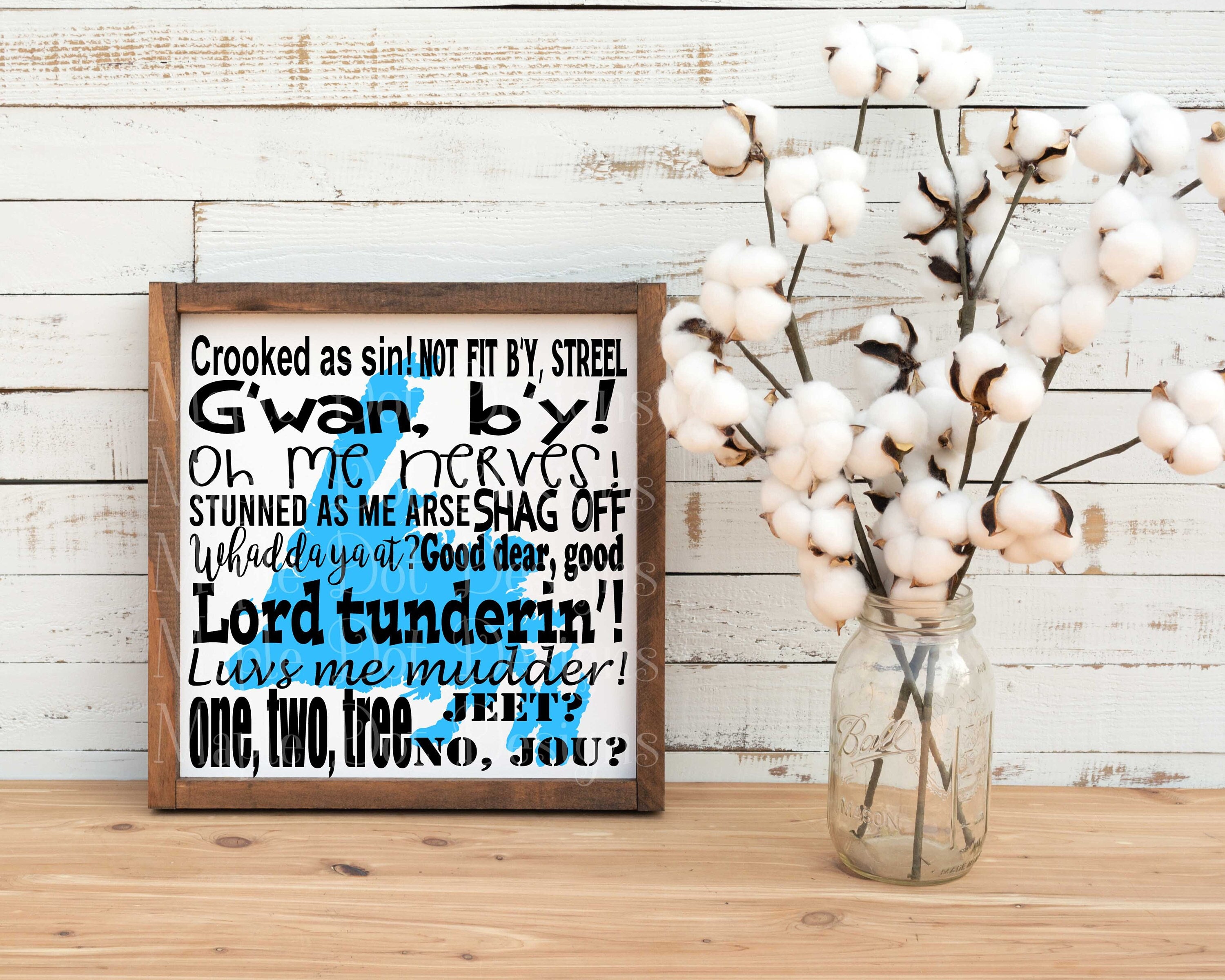 Newfoundland Slang SVG / Newfie SVG / Maritime Designs / | Etsy Canada