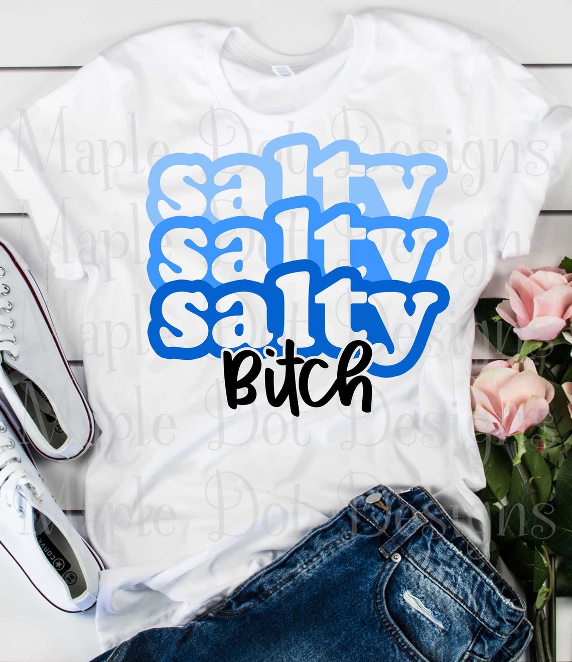 Salty Bitch Svg Salty Svg Retro Svg Don't Be Salty Svg - Etsy UK