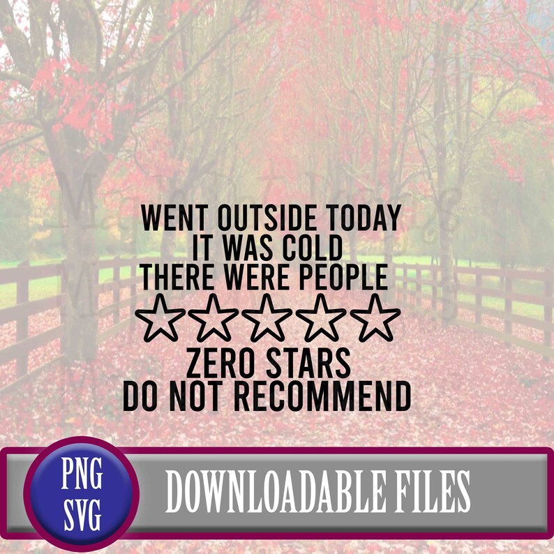 Zero stars svg rating svg introvert svg went outside svg | Etsy