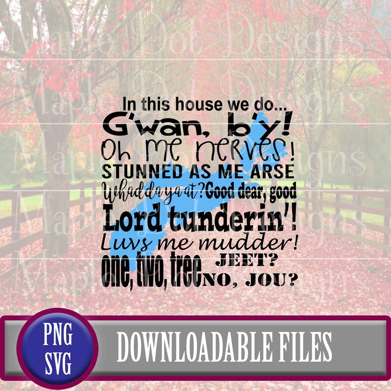 Nova Scotia Slang SVG / Maritime SVG / Nova Scotia Design / - Etsy Canada