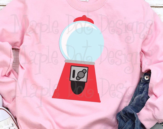 Gumball Machine SVG, Gumball SVG, SVG, Gumball Clipart, Cricut ...