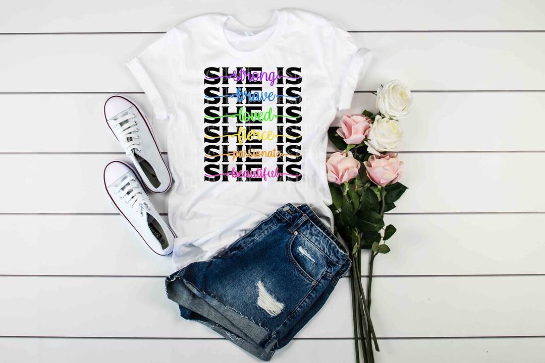 She is SVG / She is Strong SVG / Motivational SVG / Downloadable Files ...