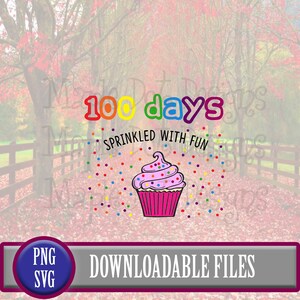 100 Days Sprinkled With Fun SVG | 100th Day of School SVG ...