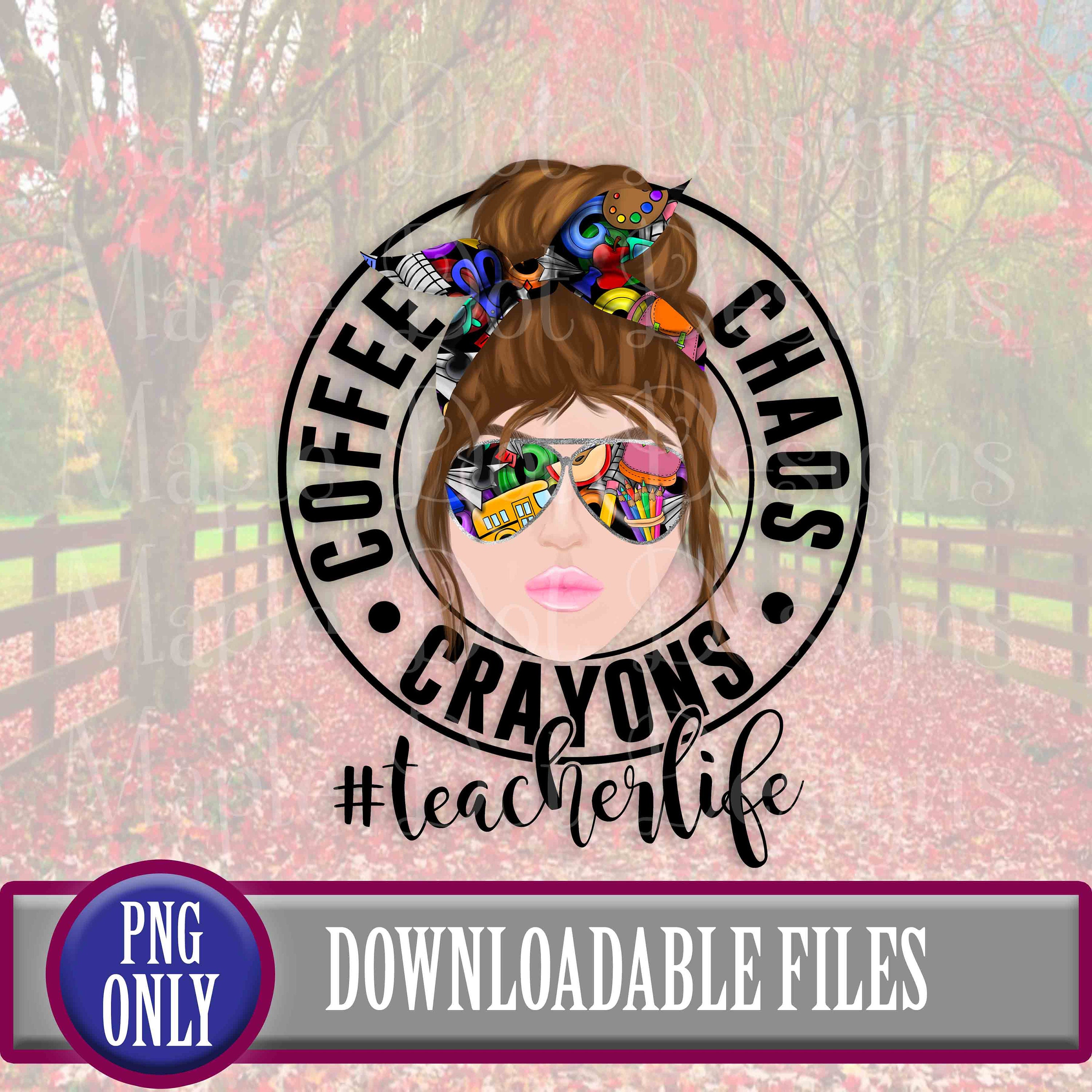 Teacher life PNG / Teacher sublimation design / Teacher PNG / | Etsy