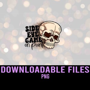 Side Eye Game on Point PNG | Side Eye Skull Sublimation Design ...