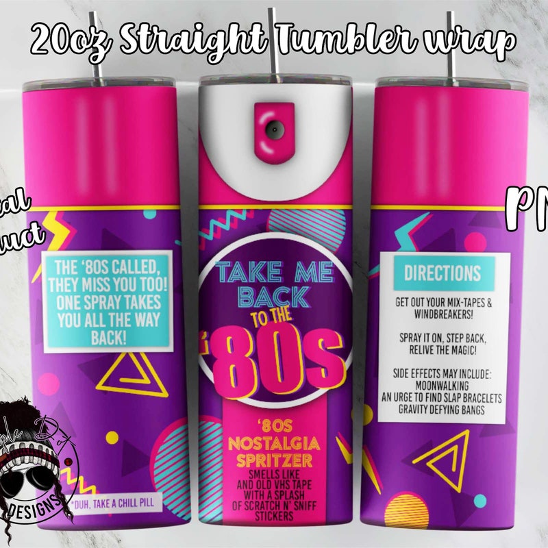 80s Tumbler Design - Etsy