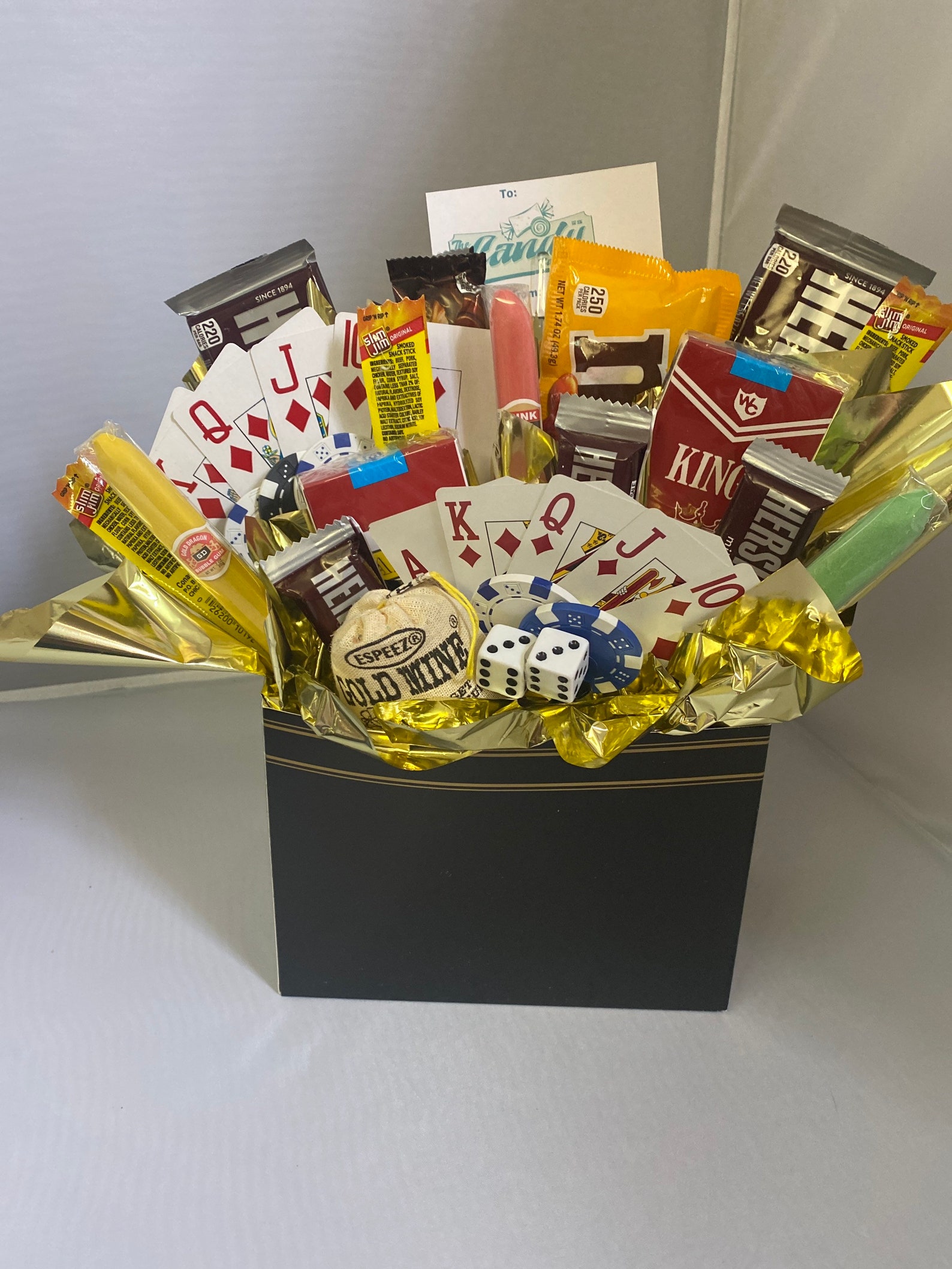 High Roller Casino Candy Arrangement - Etsy