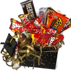 Graduation Box Black and Gold Grad Gift - Etsy