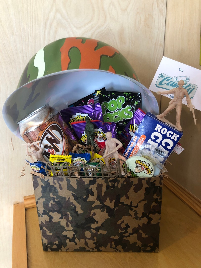 Military Hat Candy Arrangement - Etsy
