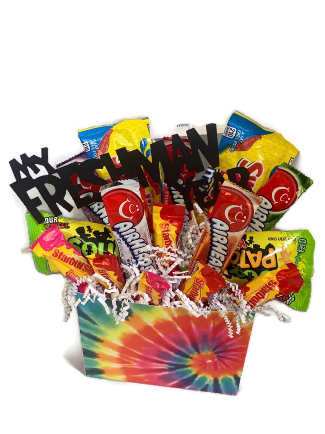 My Freshman Year School Candy Arrangement Gift Box With Sour - Etsy UK