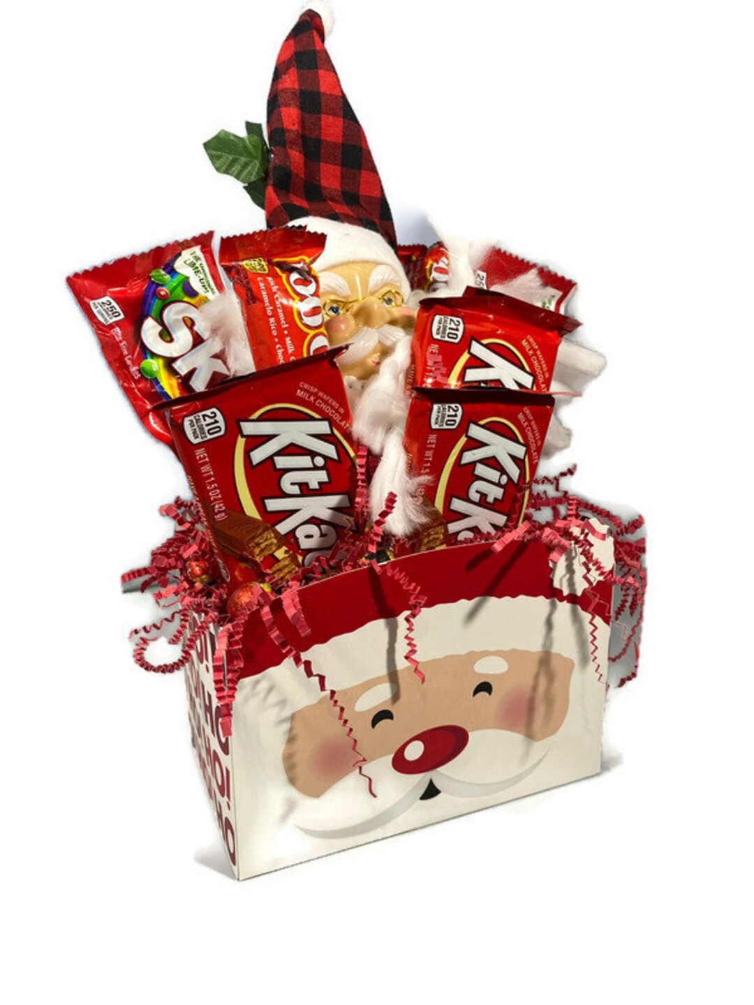Santa Candy Gift Arrangement Box - Etsy
