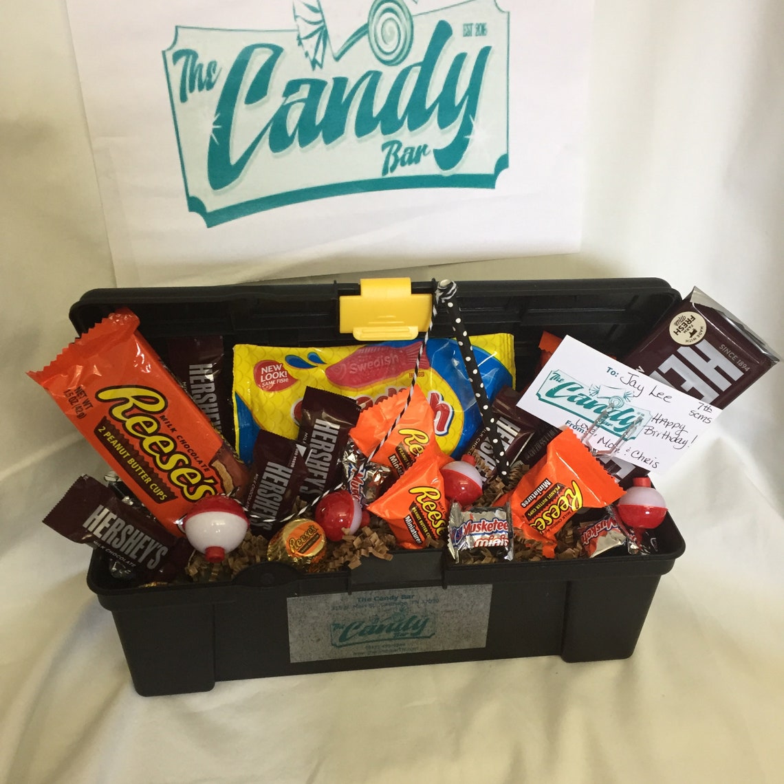 Tacklebox/toolbox Candy Arrangement - Etsy
