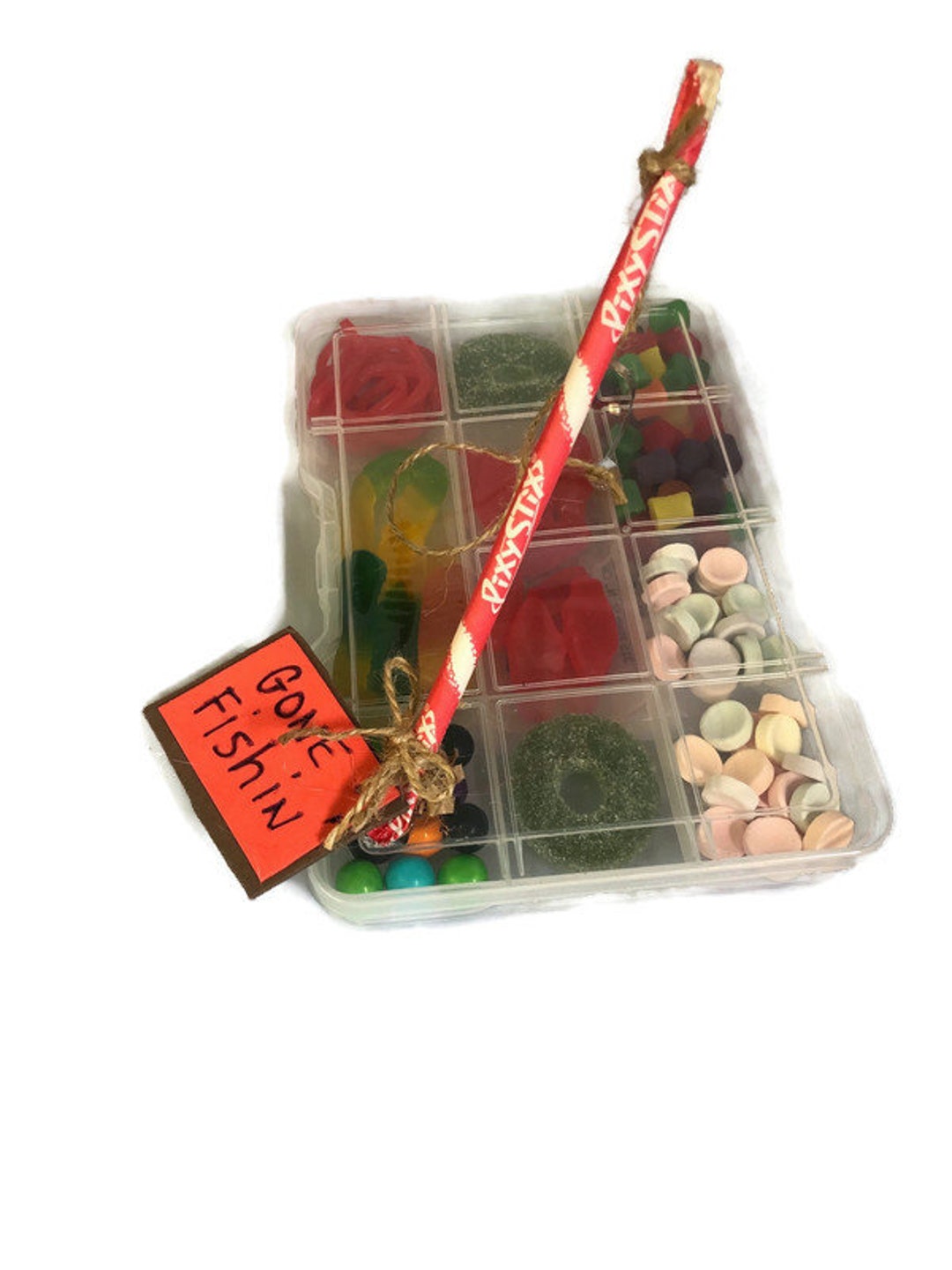 Small Tacklebox Candy Arrangement - Etsy