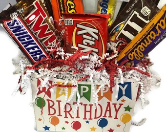 Candy Birthday Box - Etsy