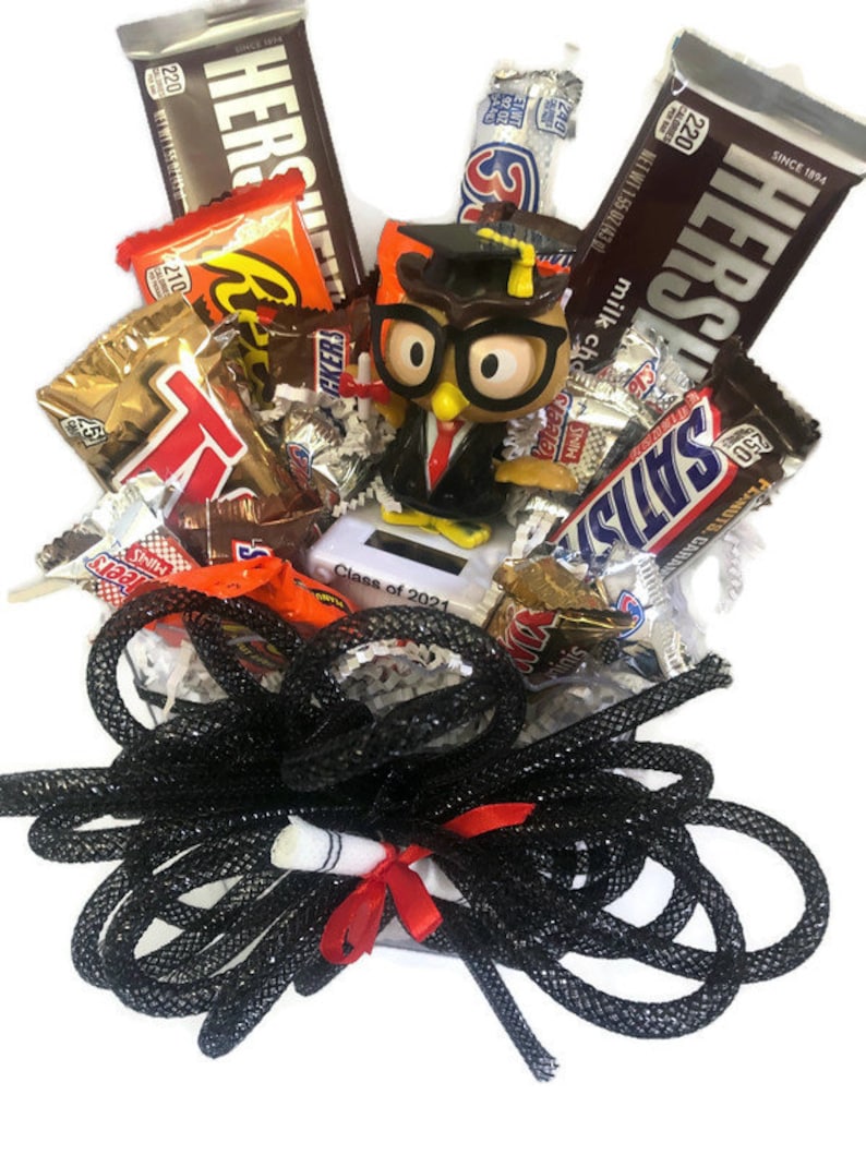 Graduation Candy Arrangement Grad Diploma Gift - Etsy