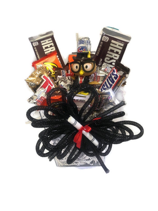 Graduation Candy Arrangement Grad Diploma Gift - Etsy