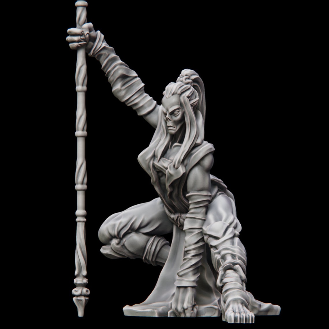 Gith Monk Miniature for Dungeons and Dragons | Etsy UK
