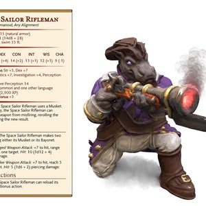 Giff Riflemen Models for Dungeons and Dragons - Etsy