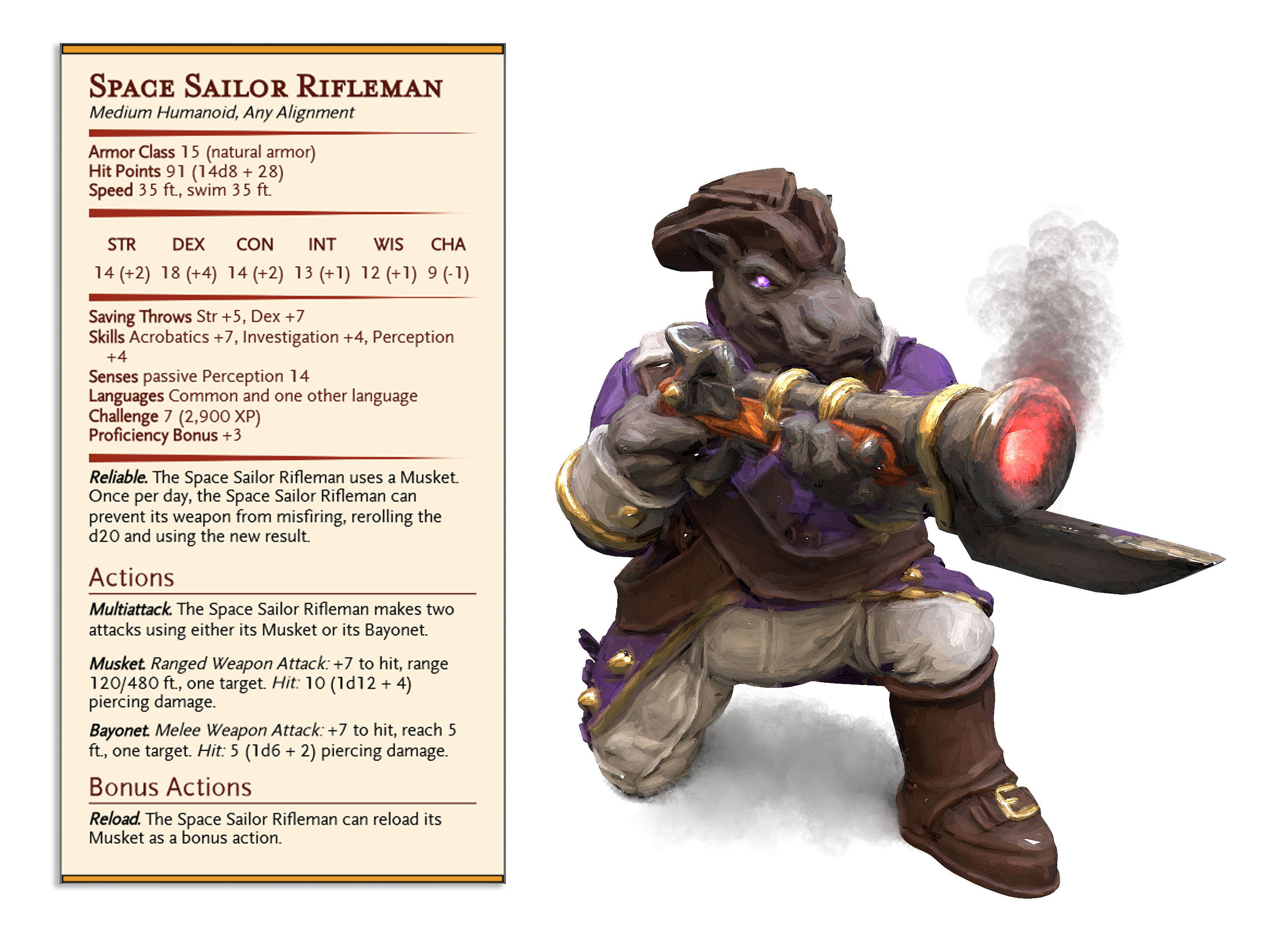 Giff Riflemen Models for Dungeons and Dragons - Etsy