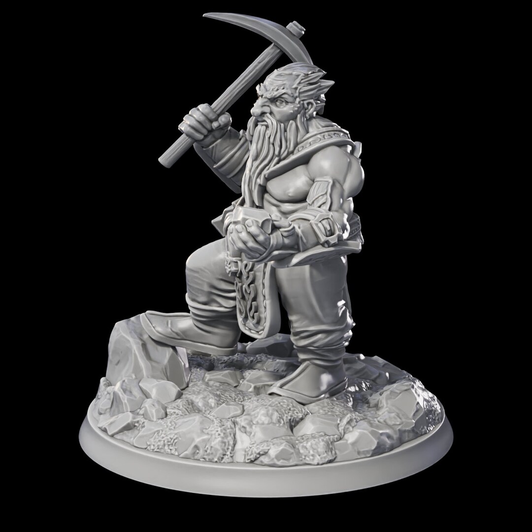 Deep Dwarf Model for Dungeons and Dragons - Etsy