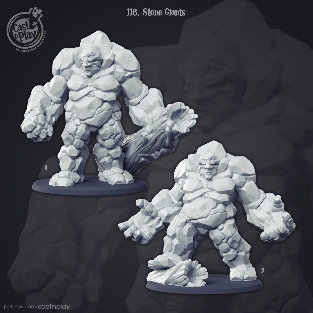 Stone Giant Miniature for Dungeons and Dragons - Etsy