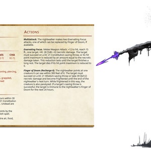 Night Walker Model for Dungeons and Dragons | Pathfinder - Etsy