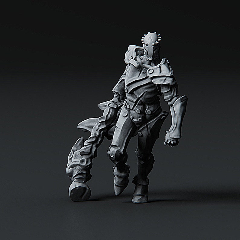 Hammer Archon Miniature for Dungeons and Dragons Pathfinder | Etsy