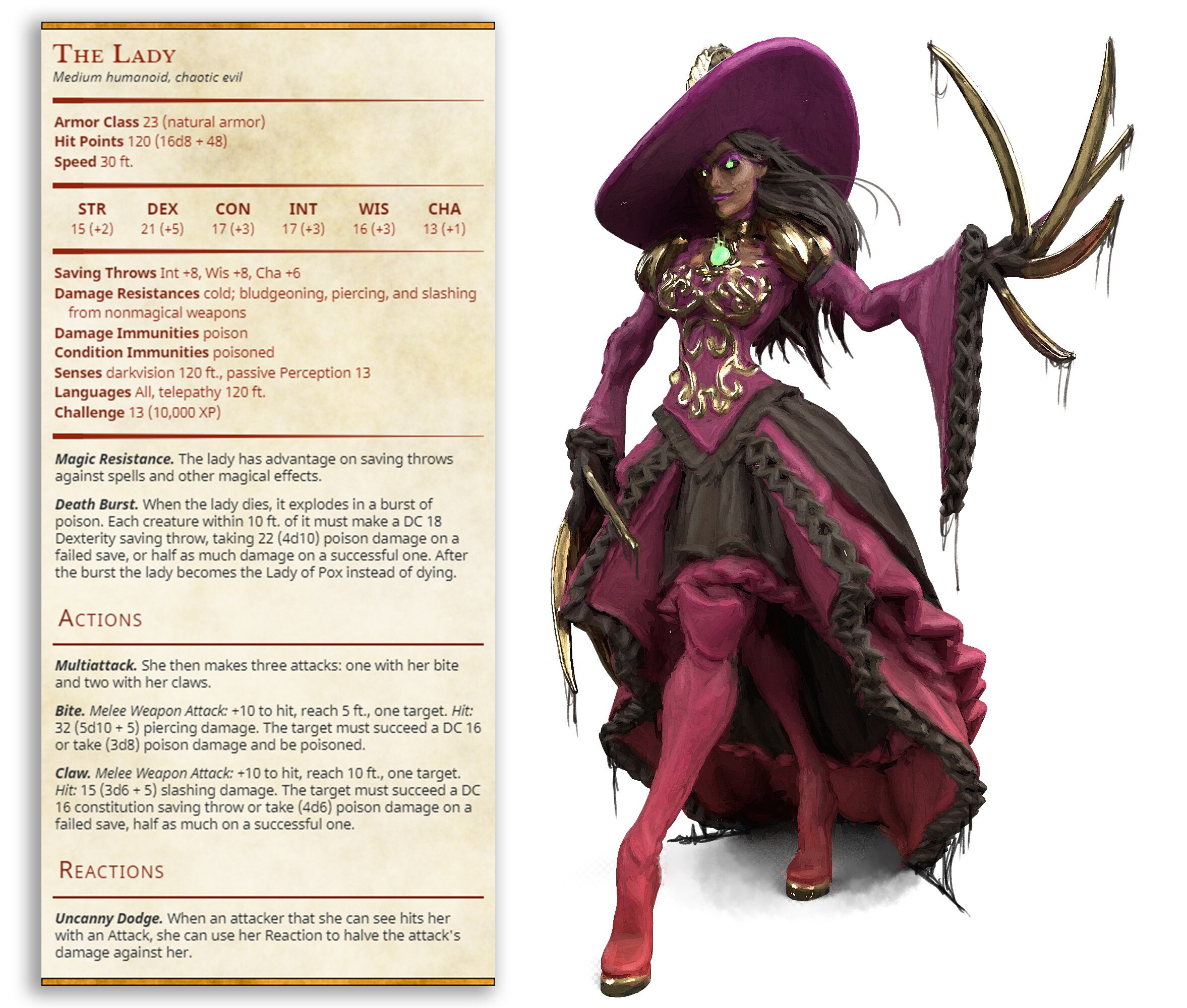 The Lady of Pox - Etsy