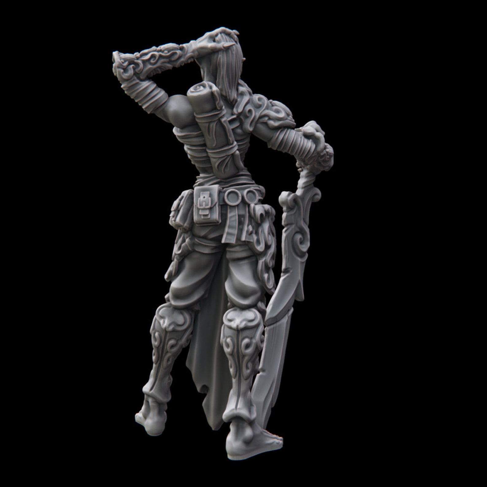 Gith Female Sword Master Miniature for Dungeons and Dragons | Etsy