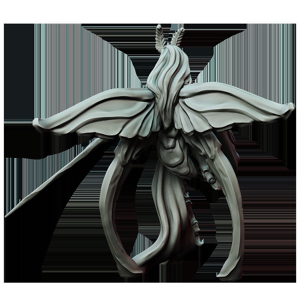 Moth Knight Miniature for Dungeons and Dragons - Etsy