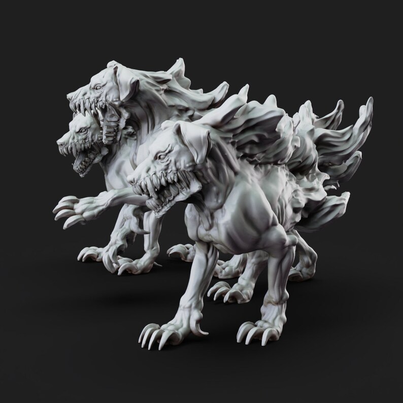 Shadow Mastiff Miniatures for Dungeons and Dragons - Etsy