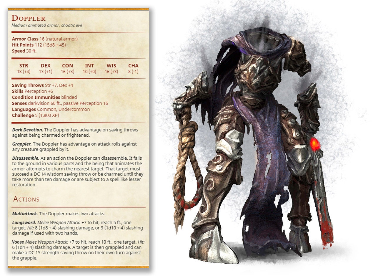 Animated Armor Miniature for Dungeons and Dragons - Etsy