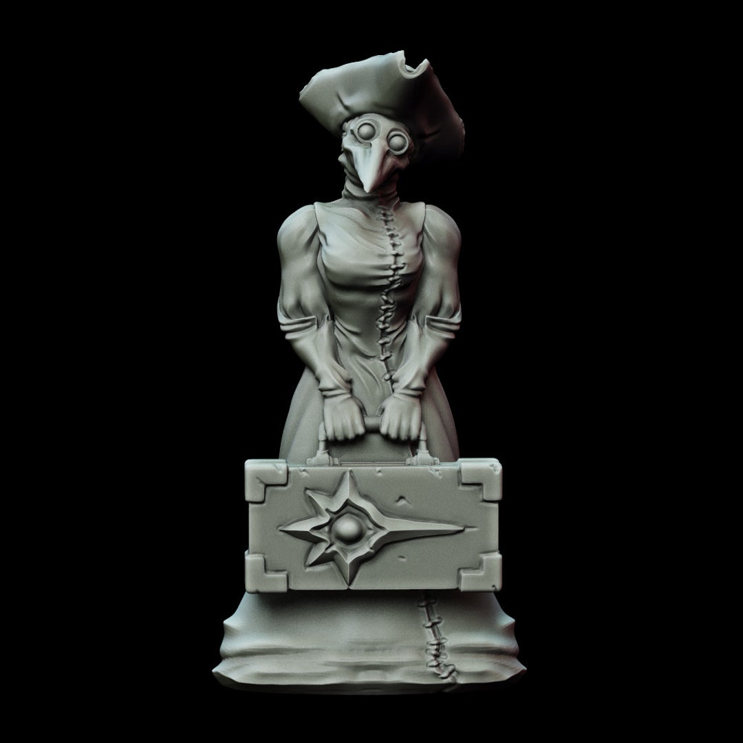 Plague Doctor Miniature for Dungeons and Dragons - Etsy