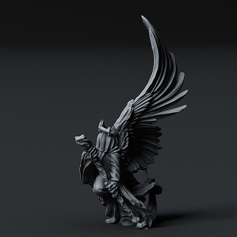 Angel of Death Miniature for Dungeons and Dragons - Etsy