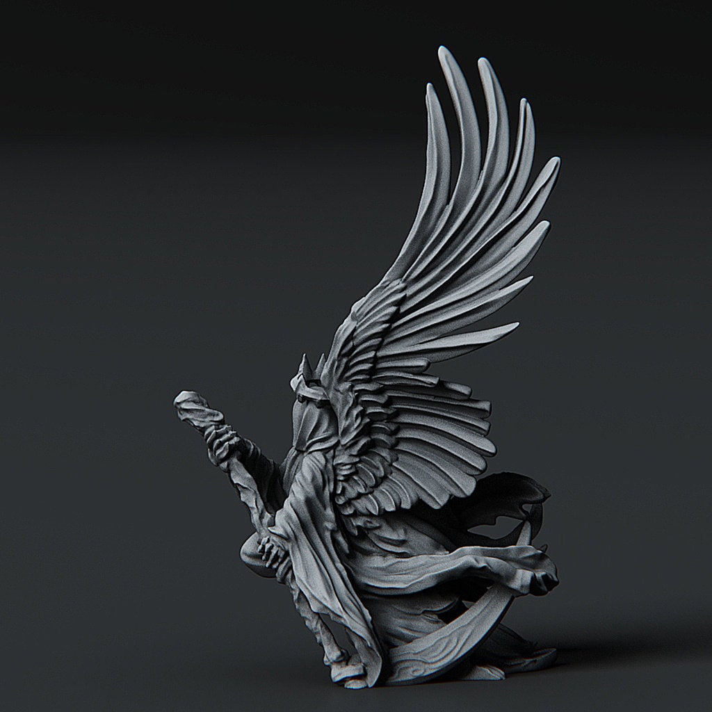 Angel of Death Miniature for Dungeons and Dragons - Etsy