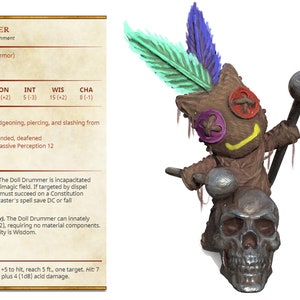 Voodoo Dolls (5-pack) Models for Dungeons and Dragons | Pathfinder - Etsy