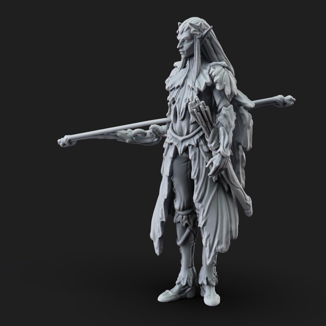 Autumn Eladrin Miniature for Dungeons and Dragons - Etsy