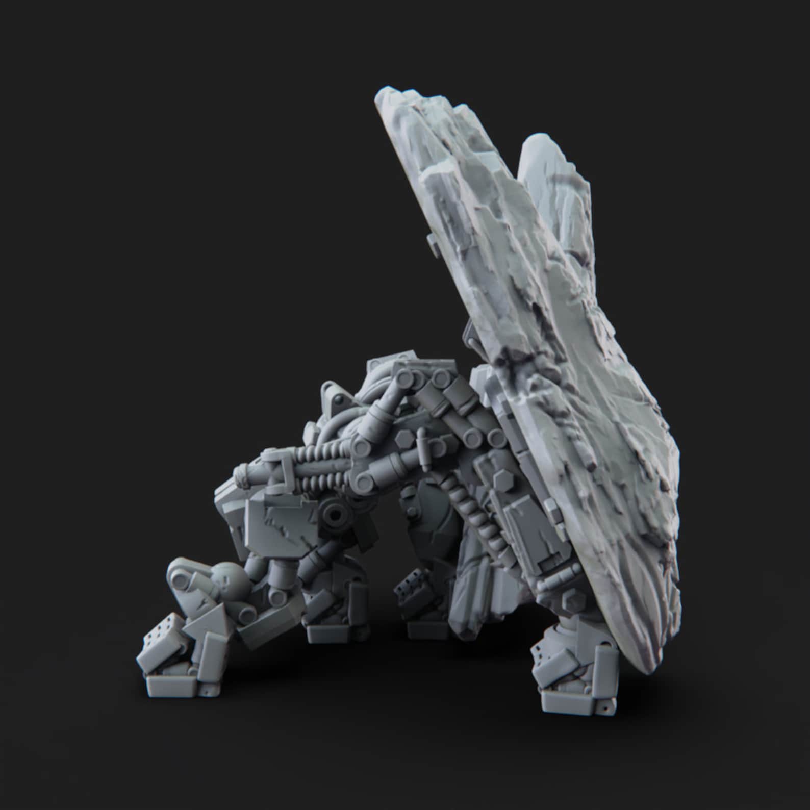 Clockwork Stone Defender Model for Dungeons and Dragons - Etsy