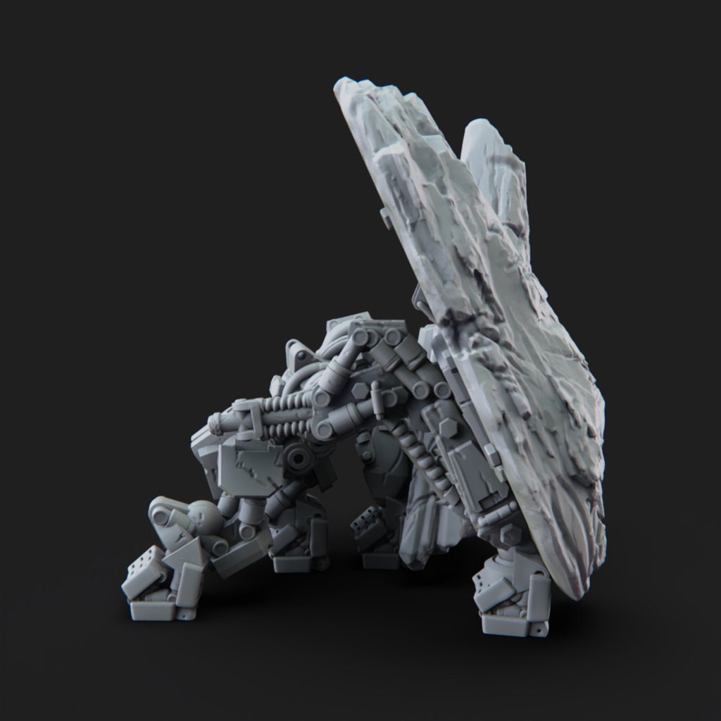 Clockwork Stone Defender Model for Dungeons and Dragons - Etsy