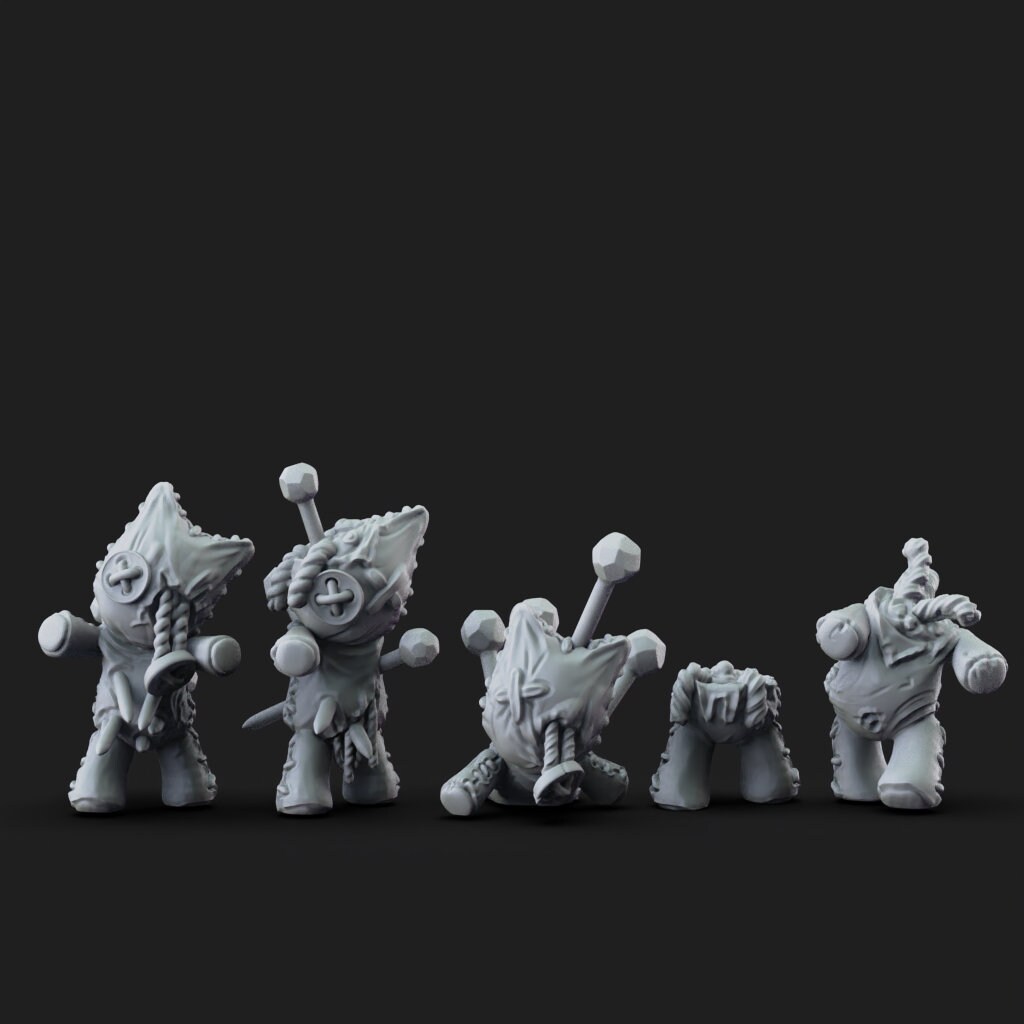 Zombie Voodoo Dolls (5-pack) for Dungeons and Dragons | Pathfinder - Etsy