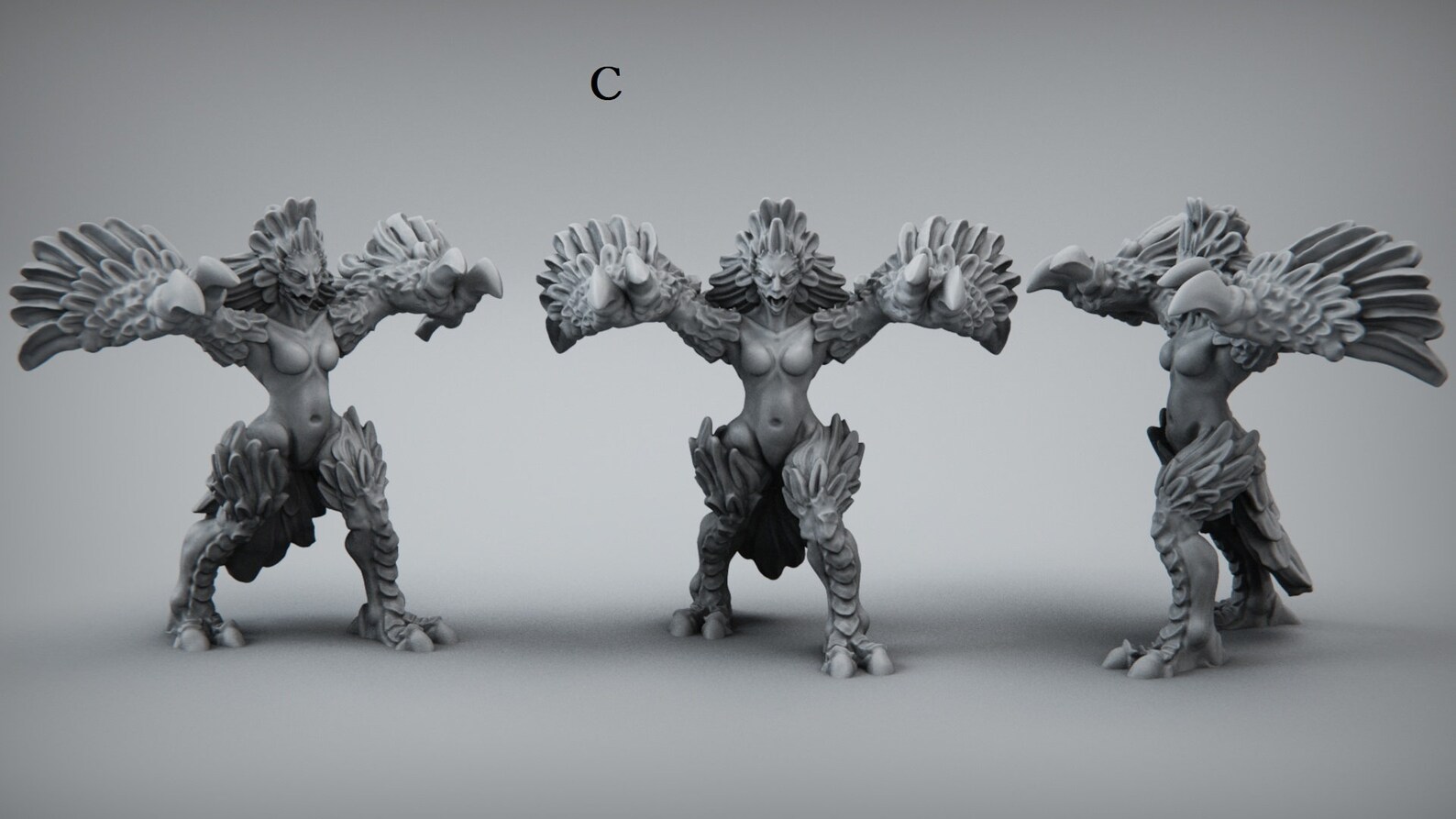 Harpy Miniature for Dungeons and Dragons - Etsy