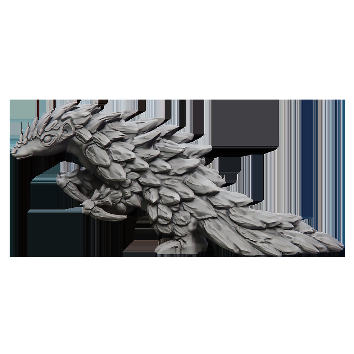 Magma Pangolin Miniature for Dungeons and Dragons - Etsy