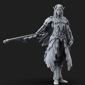 Autumn Eladrin Miniature for Dungeons and Dragons - Etsy