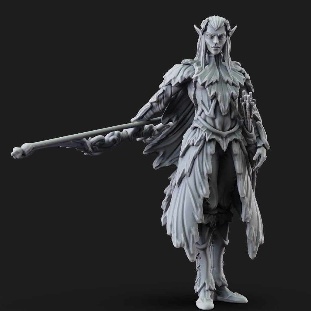 Autumn Eladrin Miniature for Dungeons and Dragons - Etsy