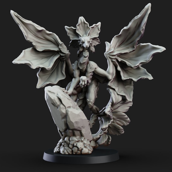 Flower Dragon Model for Dungeons and Dragons | Etsy