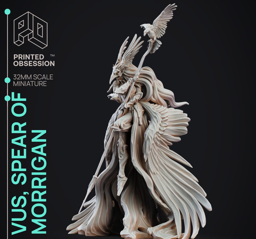 Vus, Spear of Morrigan for Dungeons and Dragons | Pathfinder - Etsy