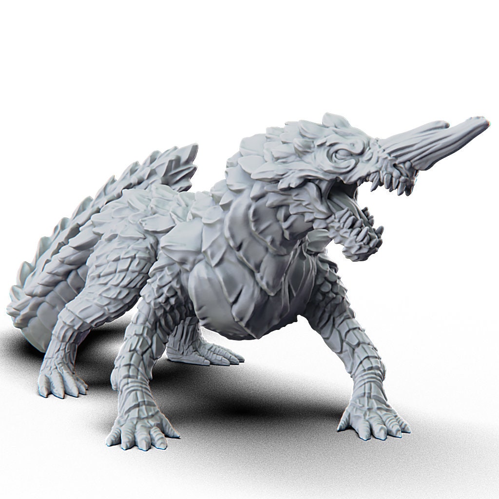 Guard Drake Model for Dungeons and Dragons - Etsy