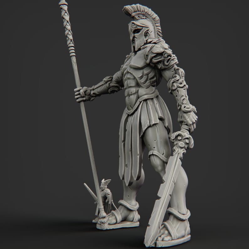 MASSIVE Colossus Model for Dungeons and Dragons 236mm in - Etsy